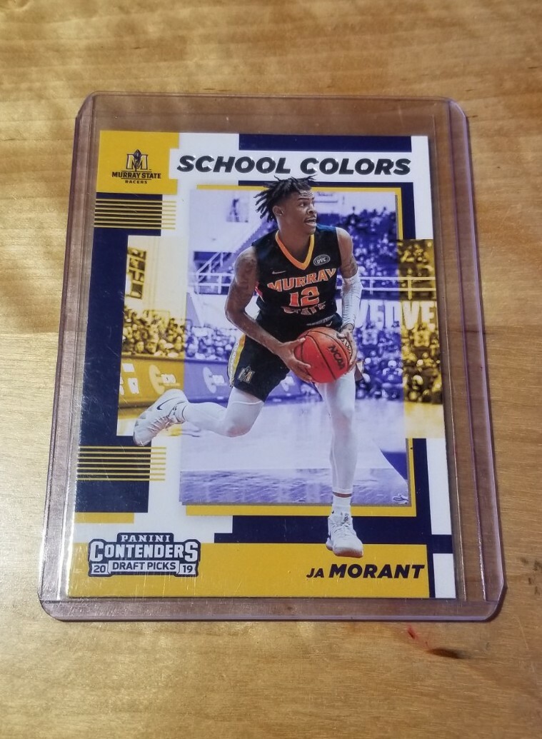 2019-20 Panini Contenders Draft Picks - School Colors Ja Morant #2 (RC ...