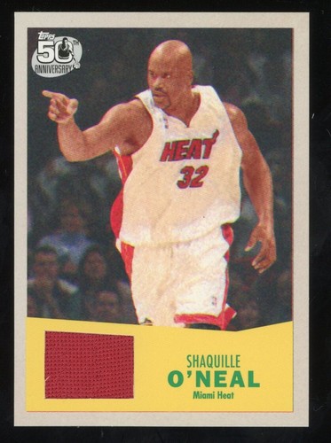 Shaquille O'neal 2007 Topps 50th Anniversary Patch Relic #32 Miami Heat ...