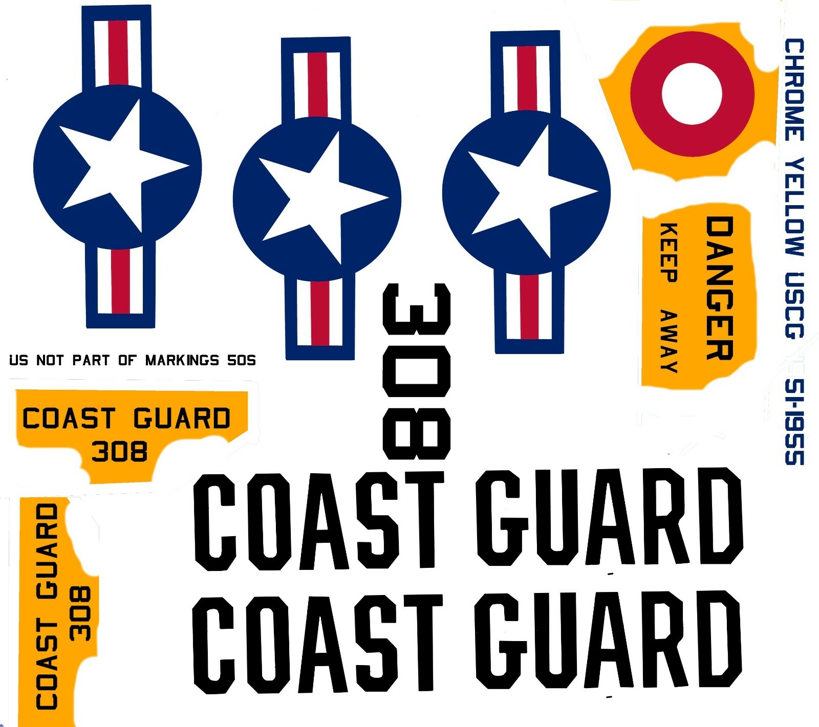 REPRO DECALS: AURORA/HFI HILLER HORNET, PIASECKI H-21, H-25, S-55, CH ...