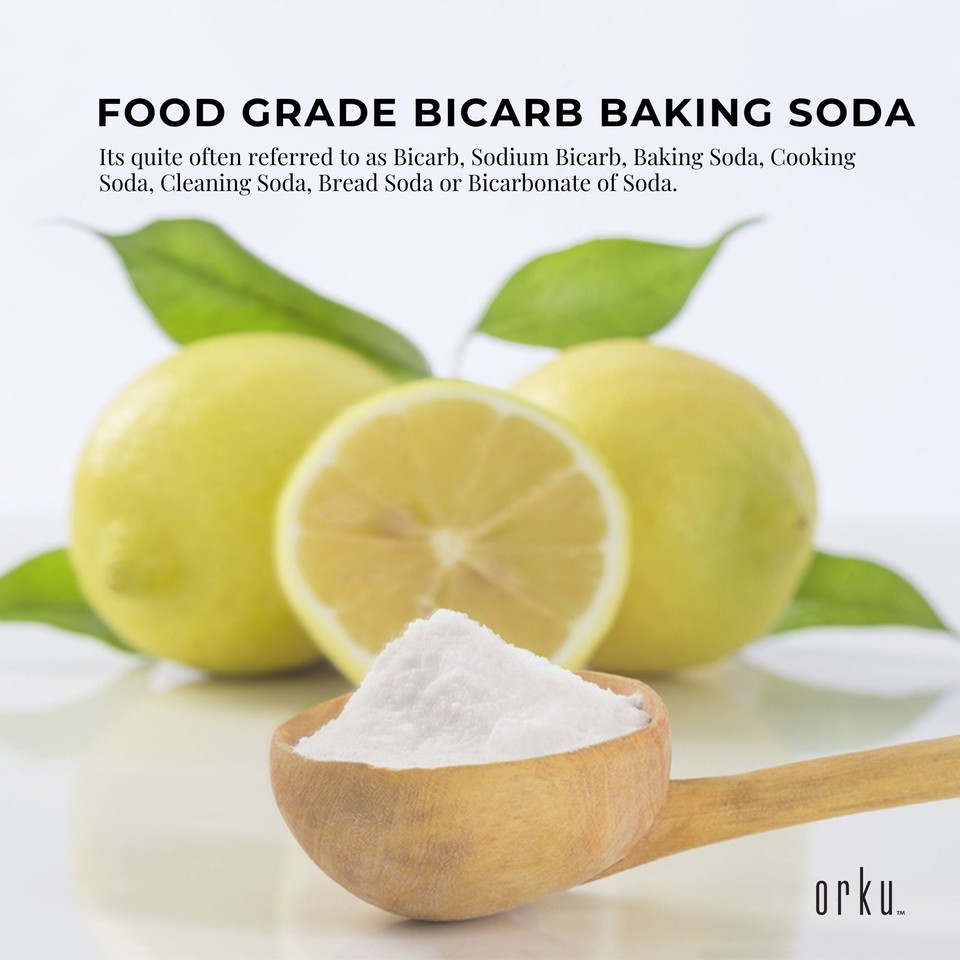 5Kg Sodium Bicarbonate Tub - Food Grade Bicarb Baking Soda Hydrogen ...