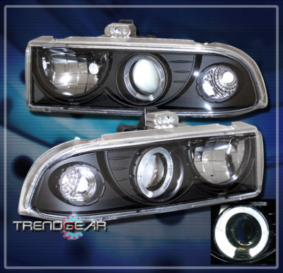 1998-2004 CHEVY BLAZER S10 HALO PROJECTOR HEADLIGHT LAMP BLACK 2001 ...