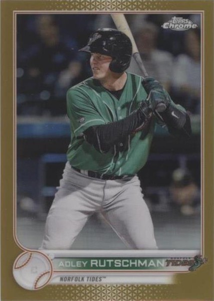 2022 Topps Pro Debut - Chrome Gold Refractor #PDC-121 Adley Rutschman ...