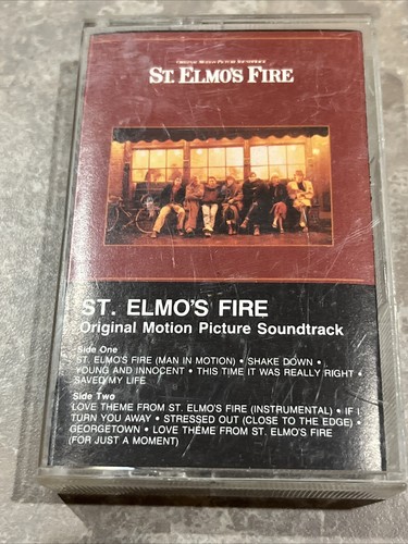 St. Elmo's Fire Original Motion Picture Soundtrack Cassette Tape ...