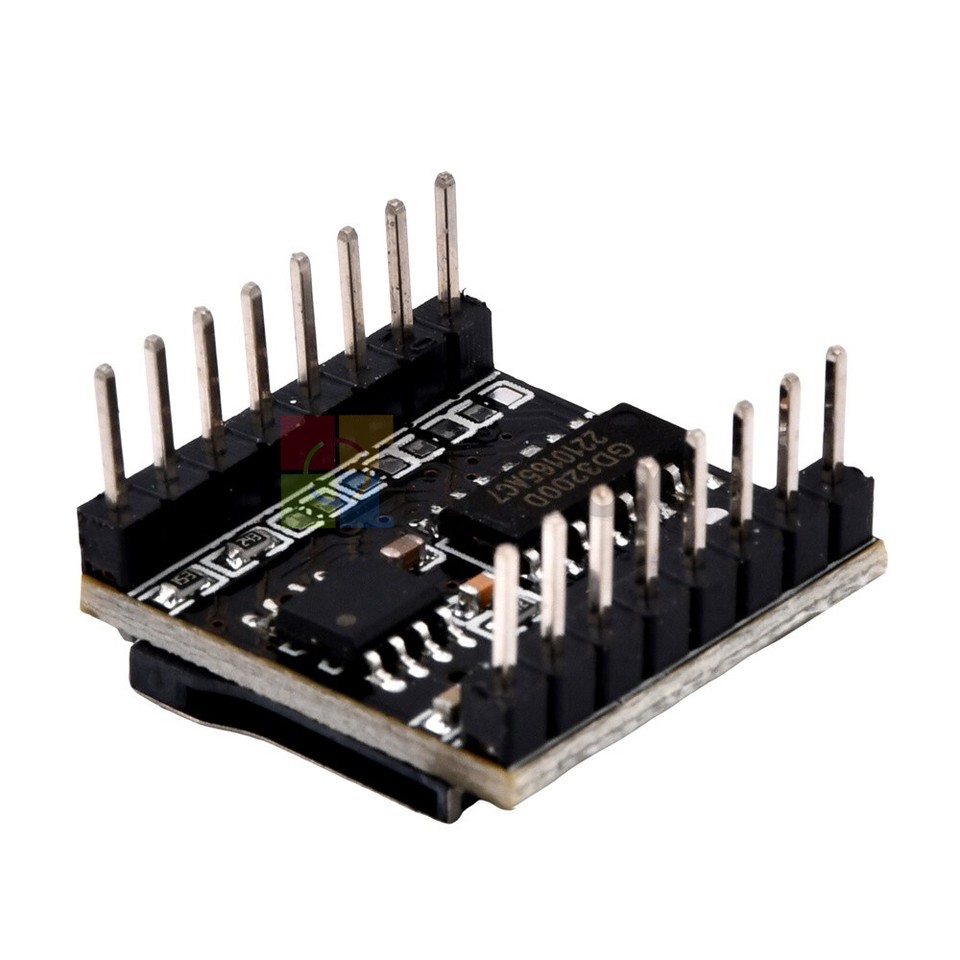 200pcs TF Card U Disk Mini MP3 Player Audio Voice Module DFPlay Board ...