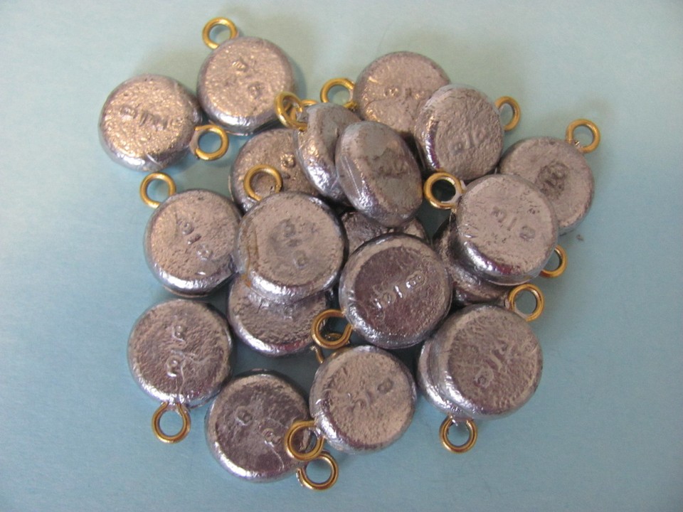 20 - DISC SINKERS ... 3/8 oz. ... Ships for FREE!!! | eBay