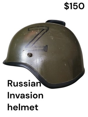 Russian Invasion Of Ukraine Helmet | eBay