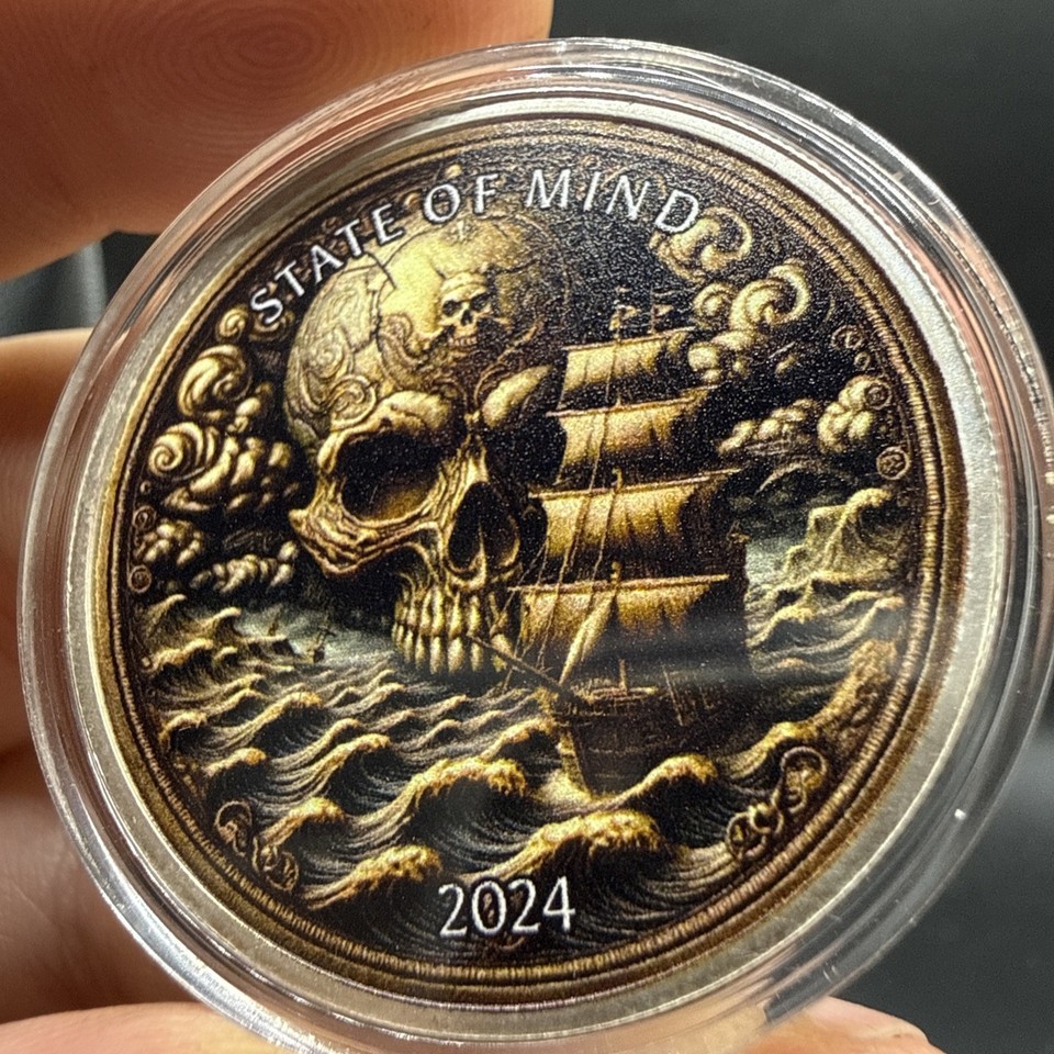 2024 1oz State of Mind Series - 100 Mintage.999 Silver Art Round | eBay