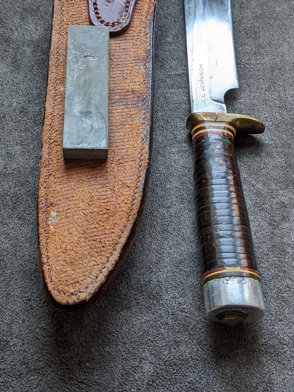 Vintage Used 1950s Randall Made Model 1 - 7 Fighter with Heiser Sheath ...
