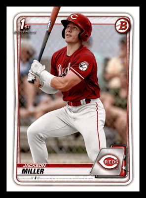 2020 1st Bowman Draft Jackson Miller Cincinnati Reds #BD-116 Mint | eBay