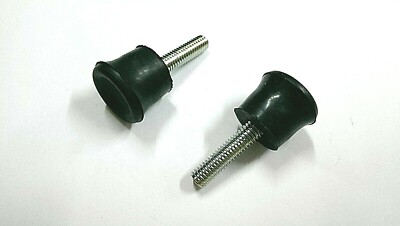 2x HOOD STOPPER WITH RUBBER BUMPER ADJUSTABLE SCREW For Isuzu KB20 KBD ...