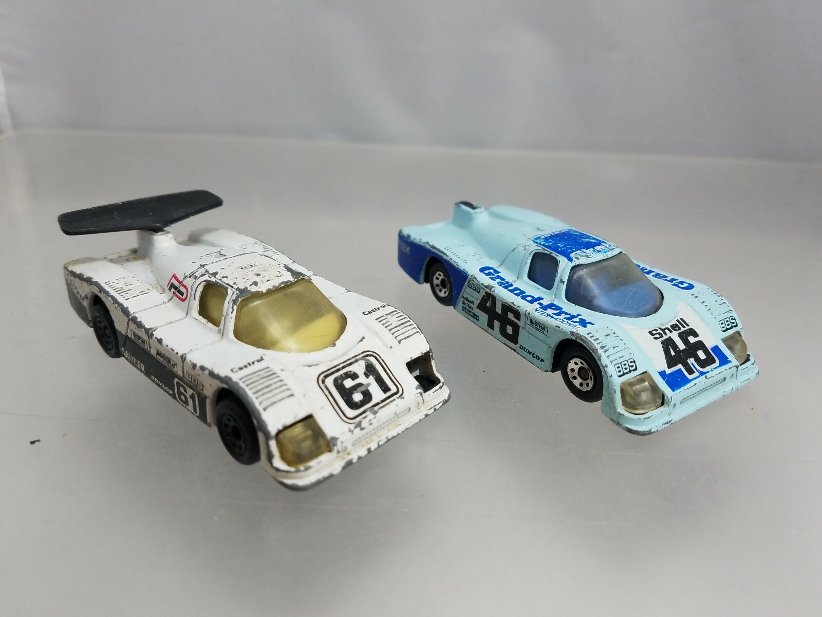 Matchbox Group C Racer Pair, White 1984 & Blue 1989 | eBay