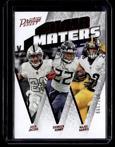 2023 Panini Prestige Alma Maters Xtra Points Red Derrick Henry / Josh ...