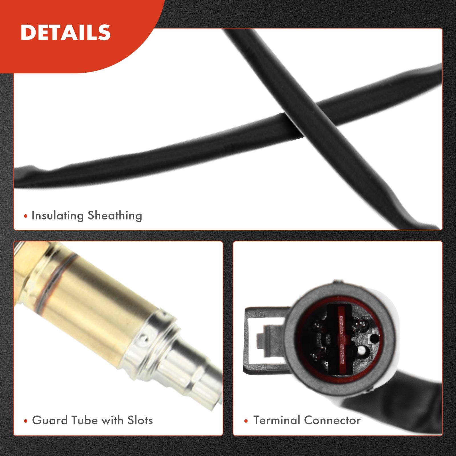 1x O2 Oxygen Sensor 3 Wires For Ford Falcon EA EB Fairlane LTD F150 ...