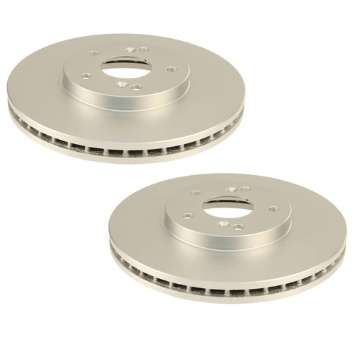 Bosch QuietCast Pair Set of 2 Front 299mm Vent Disc Brake Rotors For ...