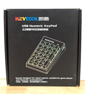 KEYCOOL 22-KEY NUMERIC MECHANICAL KEYPAD BLUE KAIHL MDX-846-BLUKHL | eBay