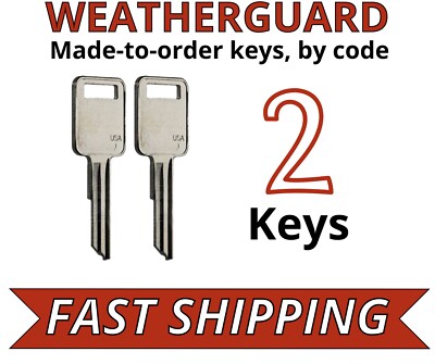 WeatherGuard Toolbox Keys Weather Guard Replacement Key Cut by Code ...