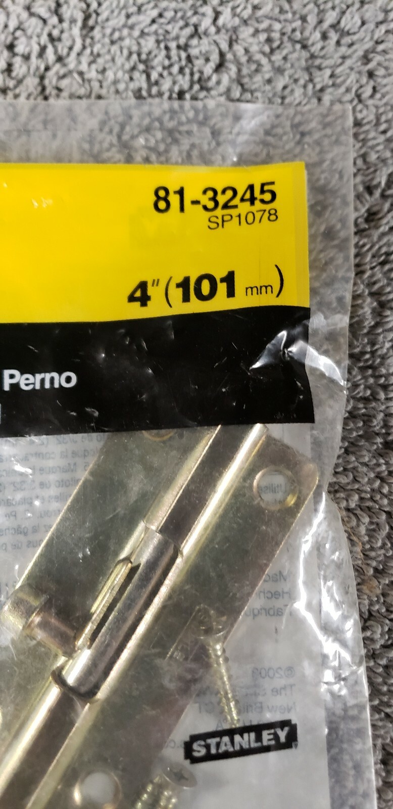 Stanley Barrel Bolt Locks, Satin Brass Finish 81-3245 New | eBay