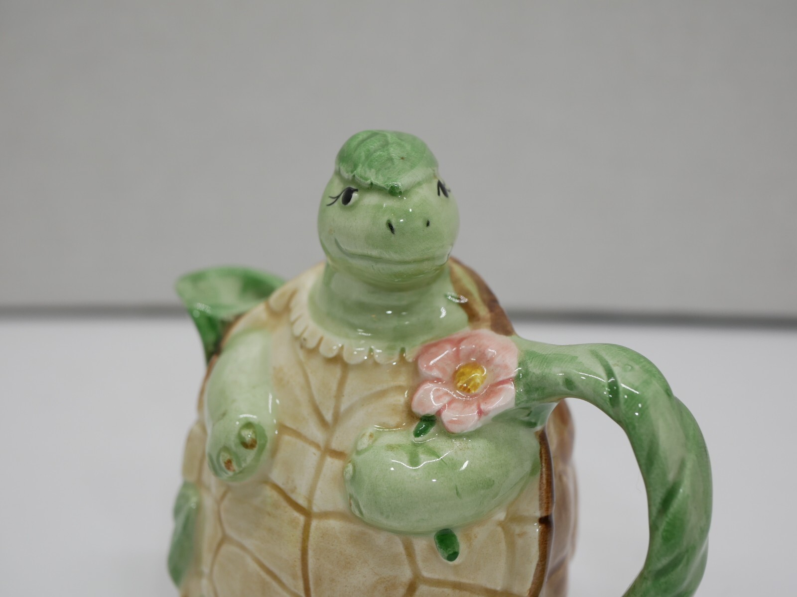 Vintage Hand Painted Otagiri Turtle Creamer Mary Ann Baker Japan 4.5 ...