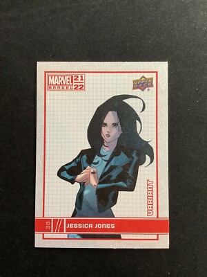 Upper Deck Marvel Annual 21-22 Jessica Jones Canvass Variant #38 | eBay