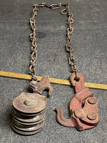 Vintage Durbin Durco Wire Puller Fence Stretcher With Chain And Pulley ...