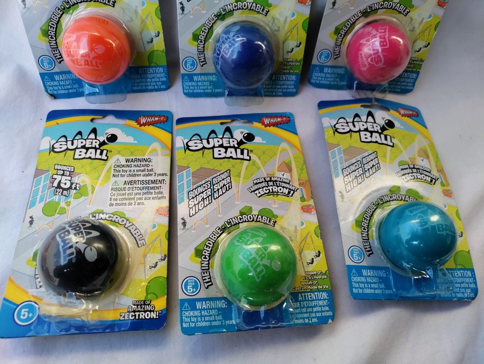 VTG WHAM-O Original SuperBall Whamo Bouncing BALL Zectron Rubber Sz 1.5 ...