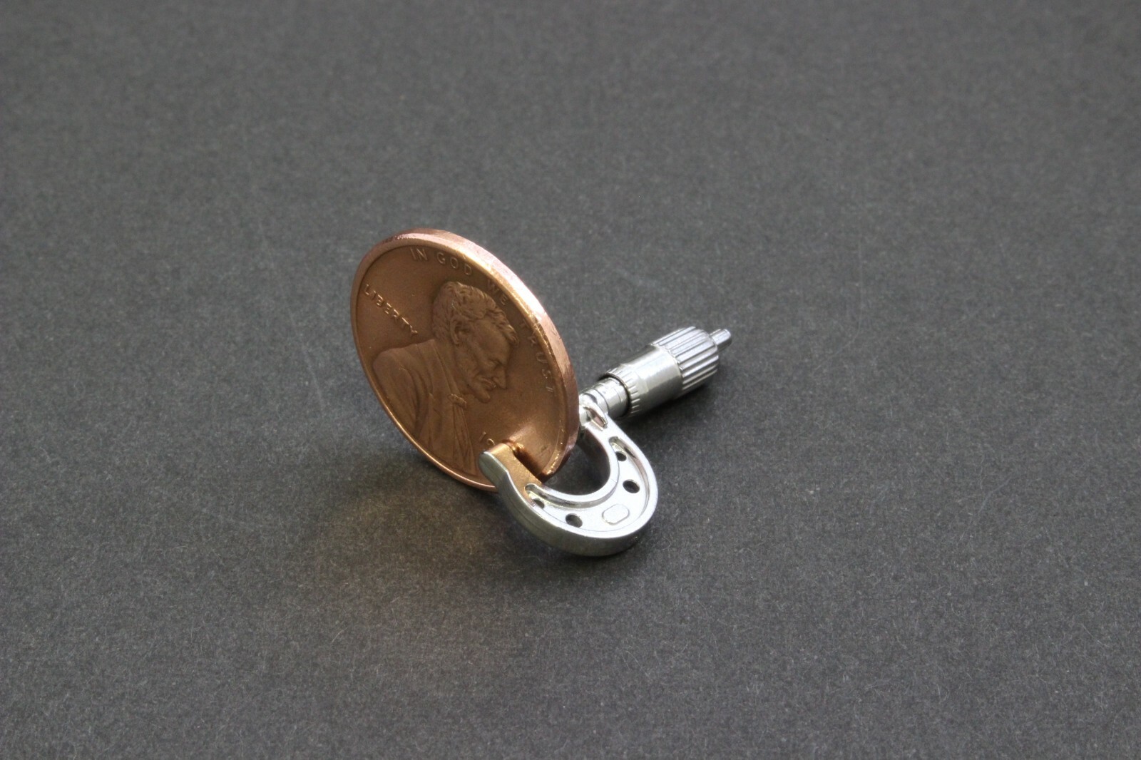 Miniature Tool Micrometer Lapel Pin Badge Stainless Steel 2.5cm Gift ...