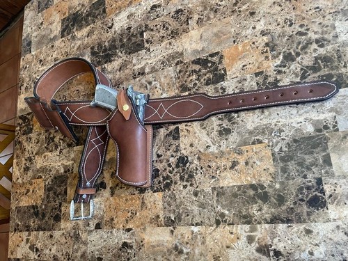 D.A.D CUSTOM LEATHER Plain Leather Wild Bunch 1911 Rig made to order | eBay