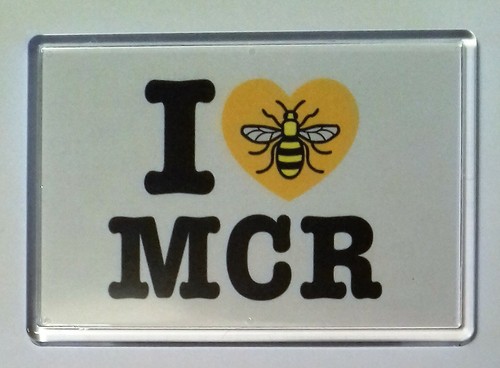 EXTRA LARGE FRIDGE MAGNET I MCR MANCHESTER BEE OTHER MCR DESIGNS | eBay UK