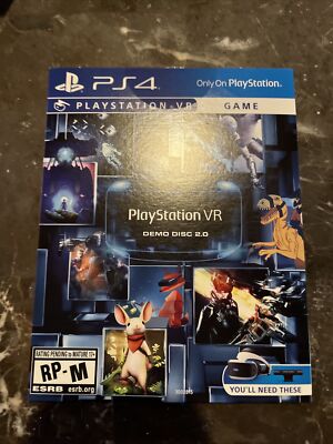 PlayStation VR Demo Disc 2.0 PSVR 2 Sony PlayStation 4 PS4 Video Game ...