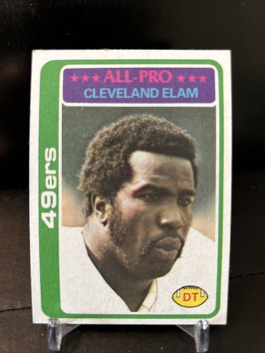 1978 Topps Football Cleveland Elam San Francisco 49ers #170 | eBay