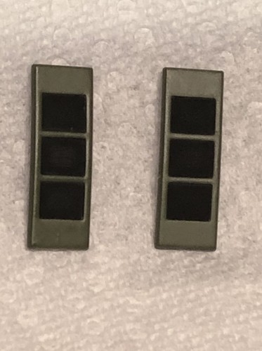 Army Insignia Rank Chief Warrant Officer 3 CW3 Subdued Green Black Pin ...