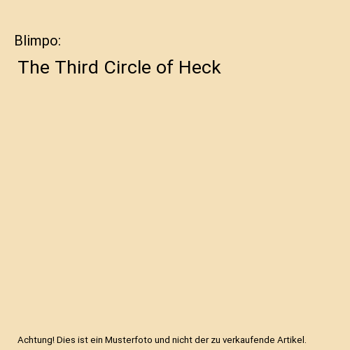 Blimpo: The Third Circle of Heck, Dale E Basye | eBay
