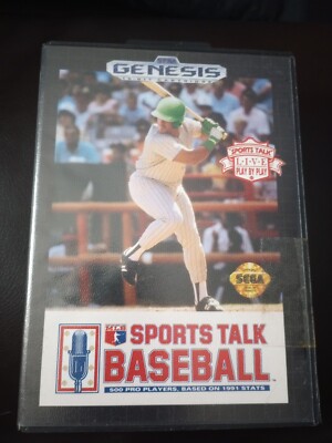 Sports Talk Baseball (Sega Genesis, 1992) 10086012118| eBay