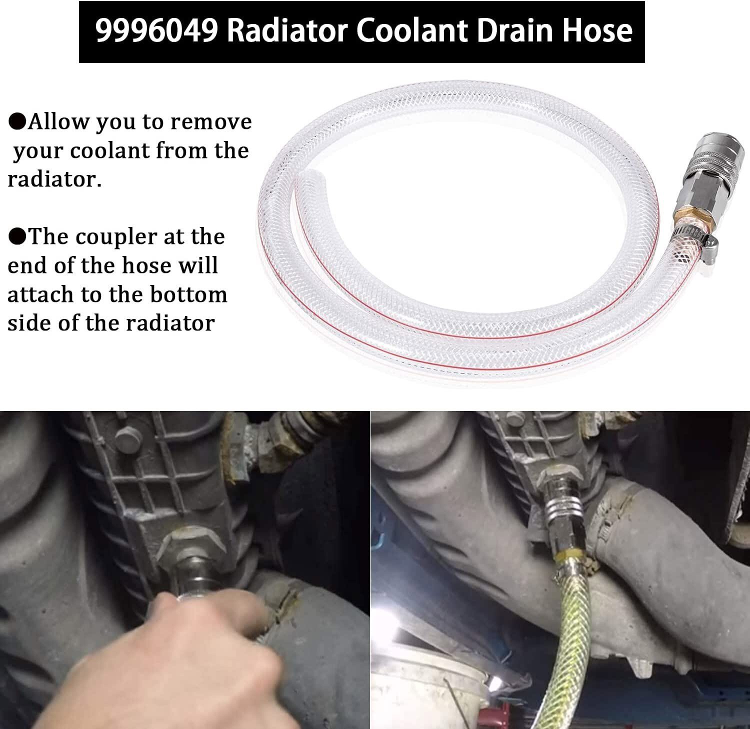9996049 Radiator Coolant Drain Hose for 2004-2019 Volvo Trucks Mack ...