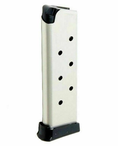 ProMag 8 Round Nickel Plated Clip Magazine COL03N for 1911 Colt Gov .45 ...