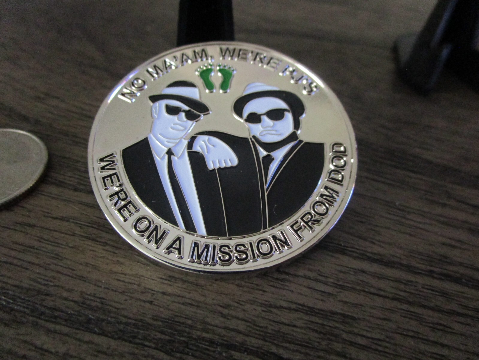 USAF AFSOC PJ Pararescue Blues Brothers Mission From DoD Challenge Coin ...