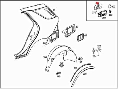 Genuine MERCEDES W166 GLE W166 M-CLASS Paneling flap 1667570006 | eBay