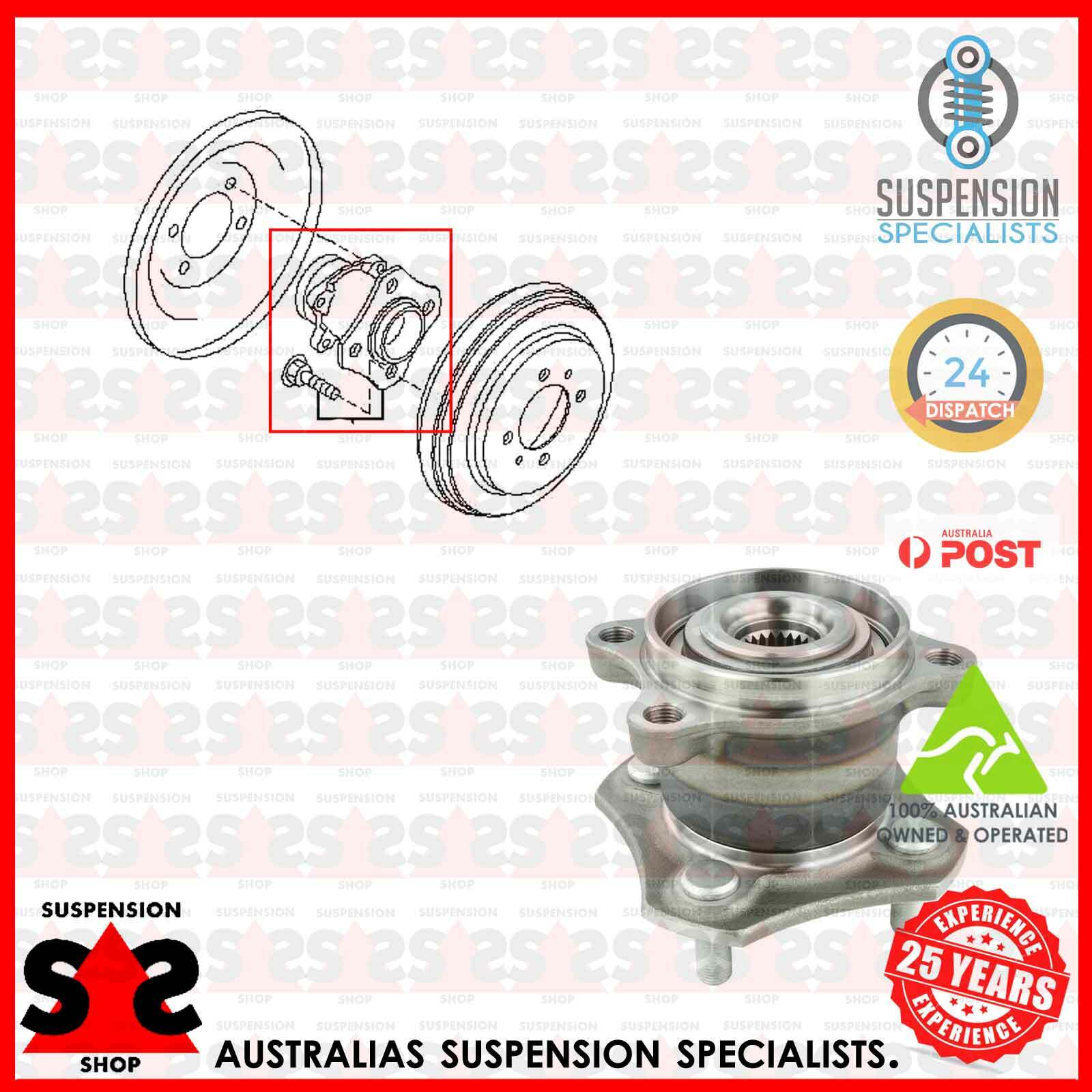 Rear Axle Wheel Hub Suit NISSAN Note (E11, Ne11) 1.5 4WD NOTE (E11 ...