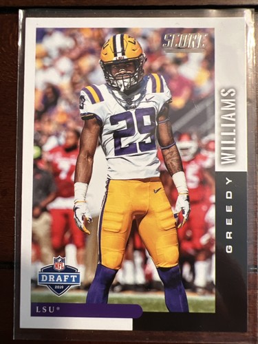Greedy Williams - LSU Tigers - 2019 Panini Score Football - NFL Draft ...