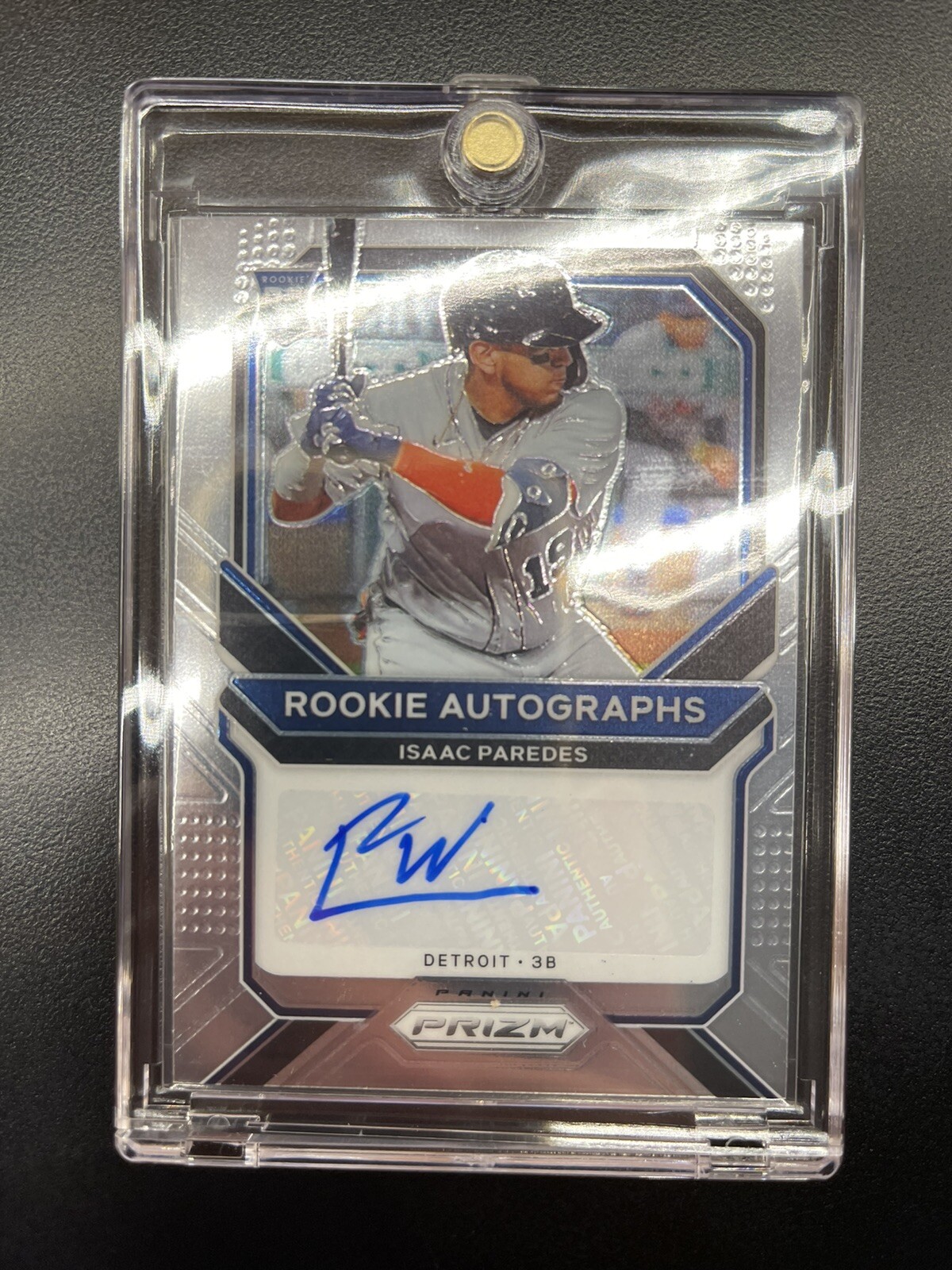 2021 Panini Prizm Baseball. Isaac Paredes Signed Rookie. #RA-IP. Incl ...