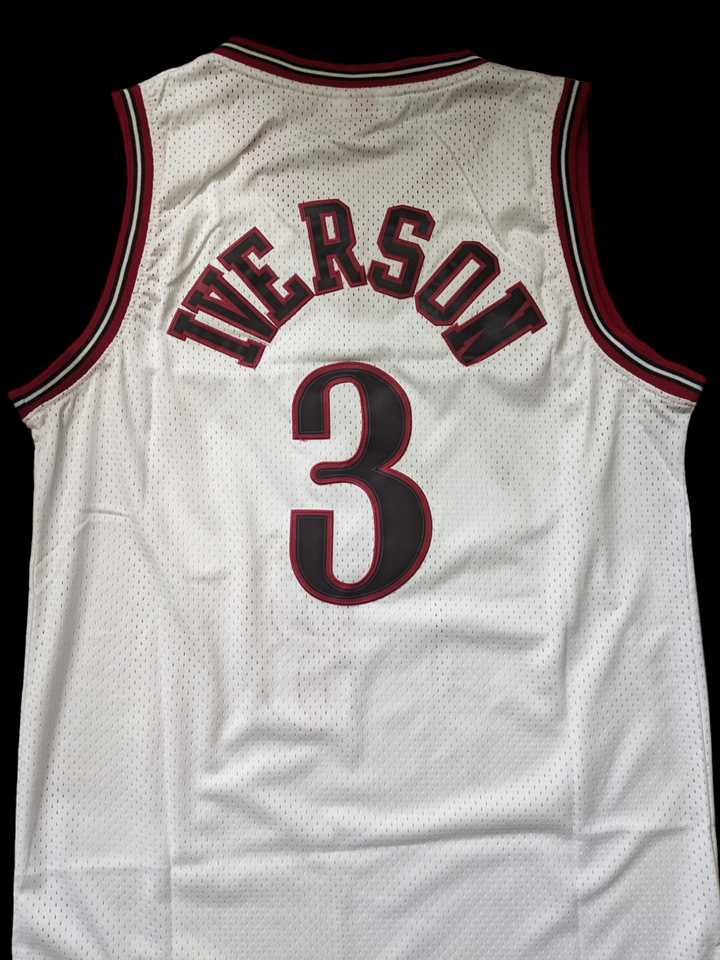 Allen Iverson Jersey #3 Philadelphia 76ers Jersey White color | eBay