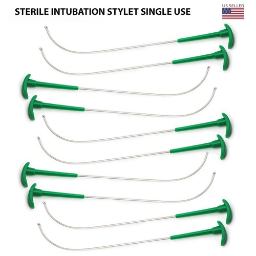 10 Pcs Intubation Stylet Sterile Single Use Rigid Stylets Anesthesia ...