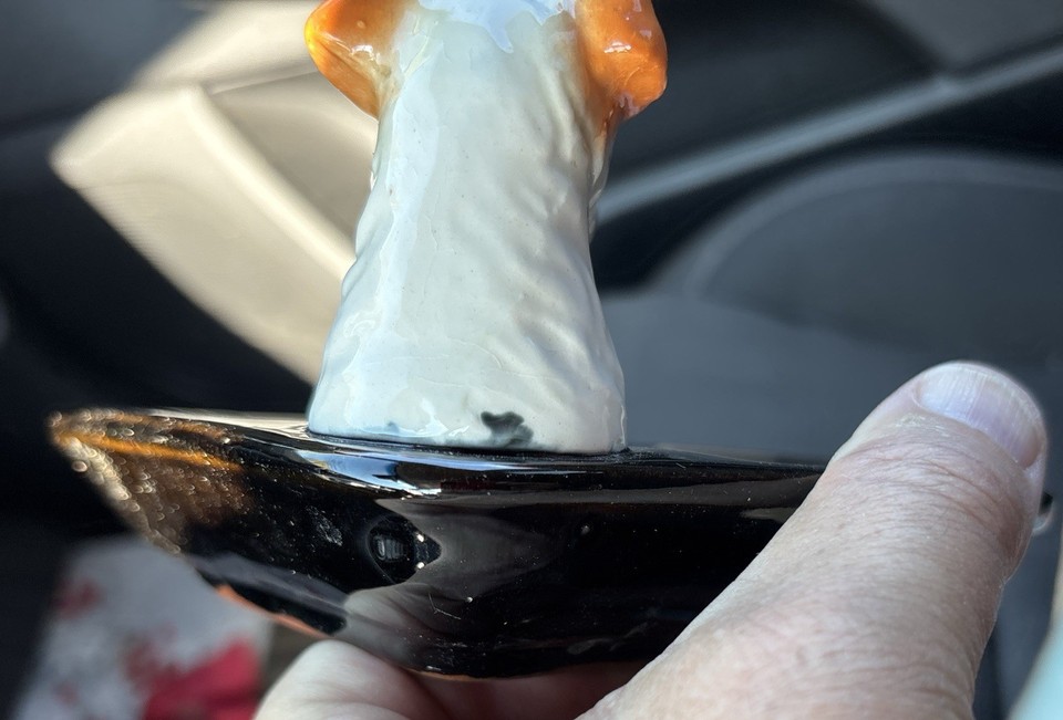 MCM Ash Tray FOX TERRIER 1930s - 1950s Occupied Japan? Nice Collectible ...