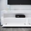 Modern TV Unit Cabinet White Stand High Gloss Sideboard 120cm with LED ...