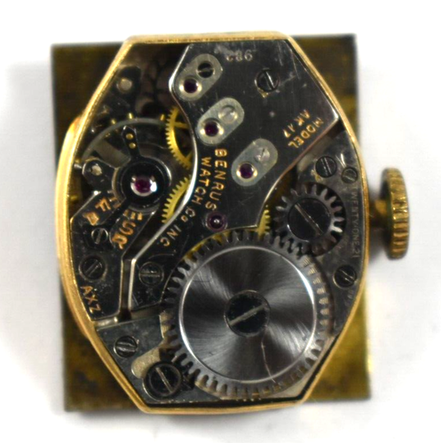 Vintage Benrus Manual Wind 21J Model AK17 Wrist Watch Movement lot.qh ...