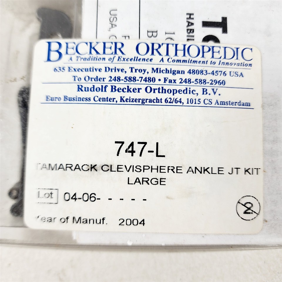Tamarack Flexure Joint Kit 747-L Clevisphere Large Ankle Joint | eBay