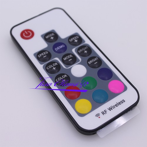 USB RGB Controller 5V 24V 17Keys RF Remote Controller Led Dimmer for 5V ...