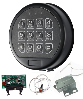 Gun Safe Lock Replacement Black Keypad with Mini Swingbolt Safe ...