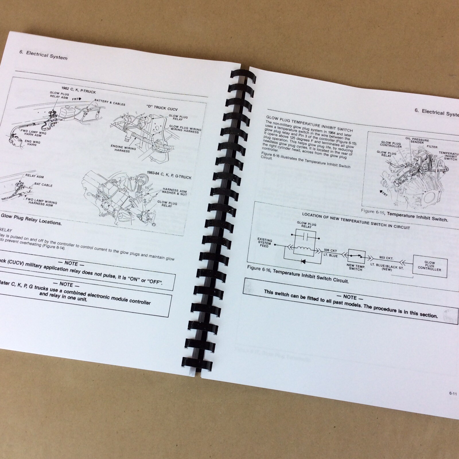 GM 6.2 DIESEL ENGINE SERVICE MANUAL 82-93 CHEVROLET GMC C/K TRUCK 6.2 ...