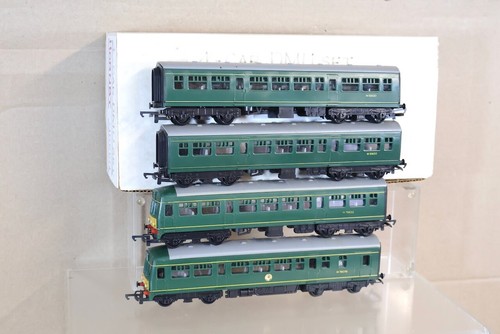 HORNBY R157 BR GREEN CLASS 101 DMU DIESEL LOCOMOTIVE 4 CAR SET om | eBay UK